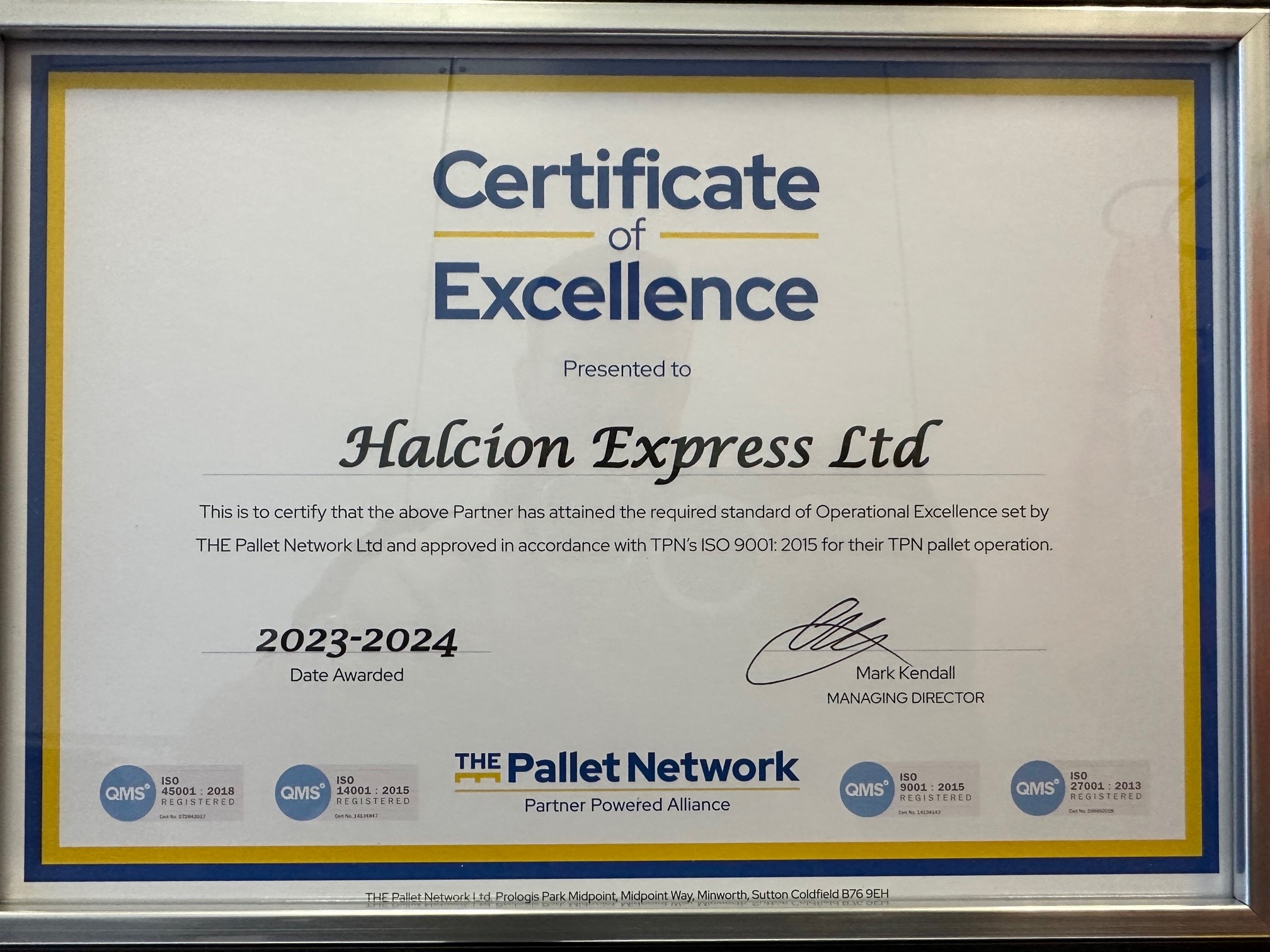 Halcion Express - Operational Excellence