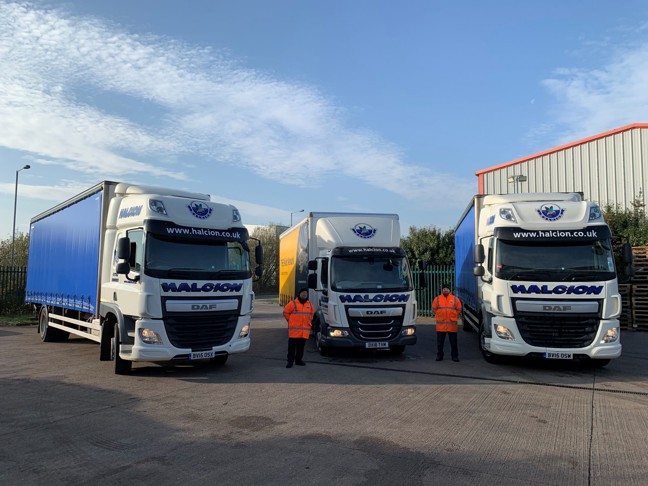 Halcion Express - Halcion takes delivery of two new DAF 18 tonne ...